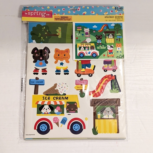 Other | Kids Spring Sticker Scenes Set Of 12 | Poshmark